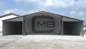20x31 Vertical Continuous Roof Barn - Prefabricated Metal Barn