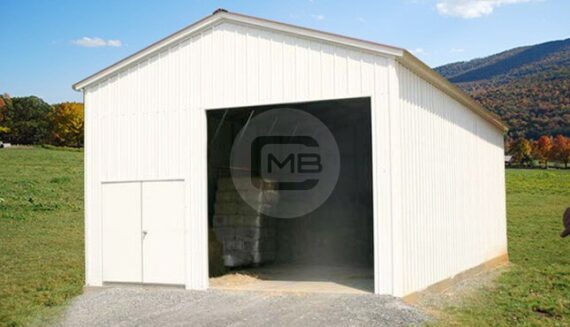 28x36 Side Entry Steel Garage | 28x36 Side Entry Garage Prices