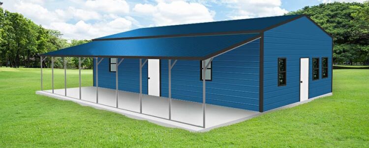 Metal Buildings with Living Quarters - Metal Barn Central